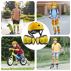 Kids/Youth Helmet and Knee Pads Elbow Pads Wrist Guards Set for Kids Roller Skates, Scooter, Inline Skating, Cycling, BMX Bike, Skateboard, Riding