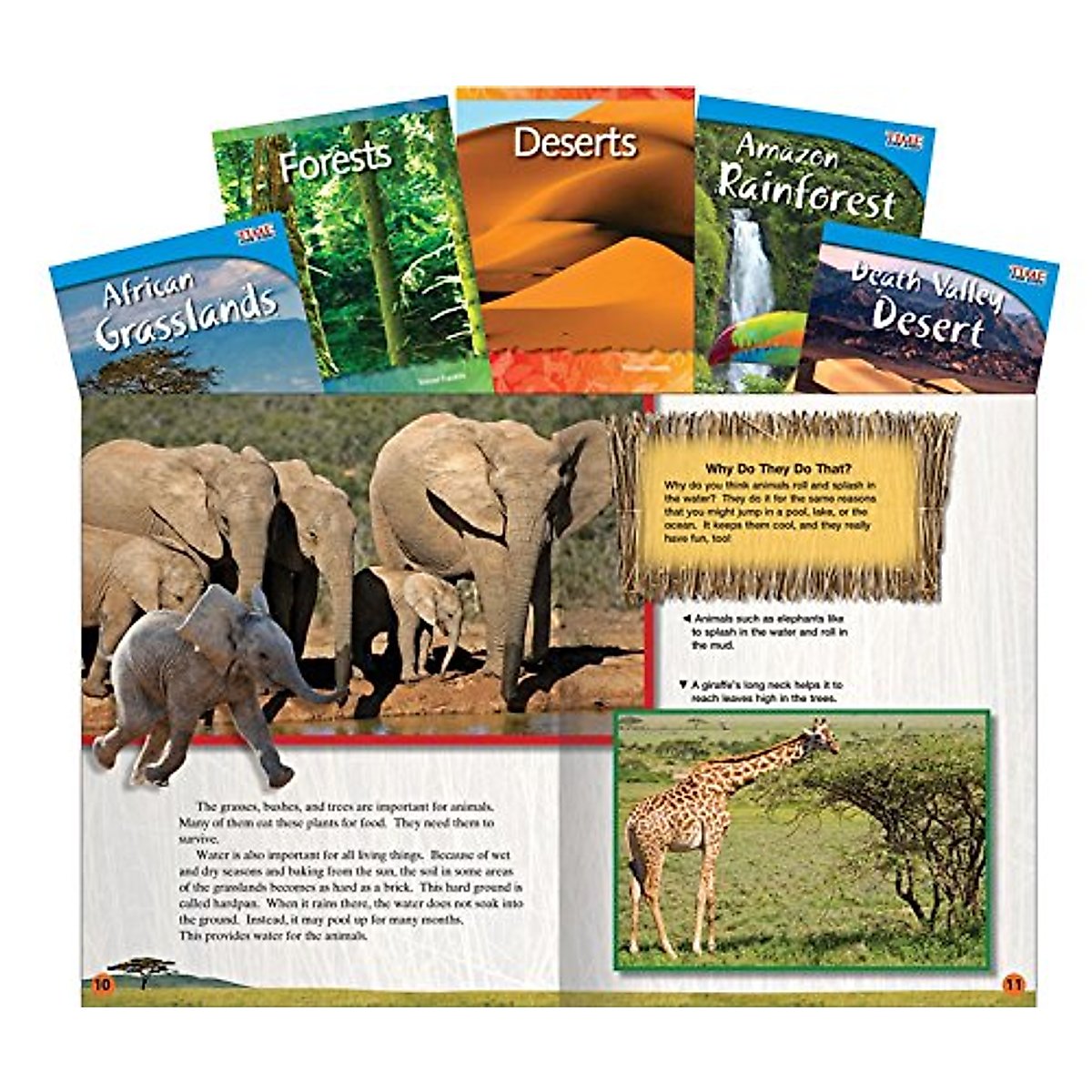 Teacher Created Materials - Classroom Library Collections: Earth's Ecosystem - 5 Book Set - Grades 3-5 - Guided Reading Level N - O