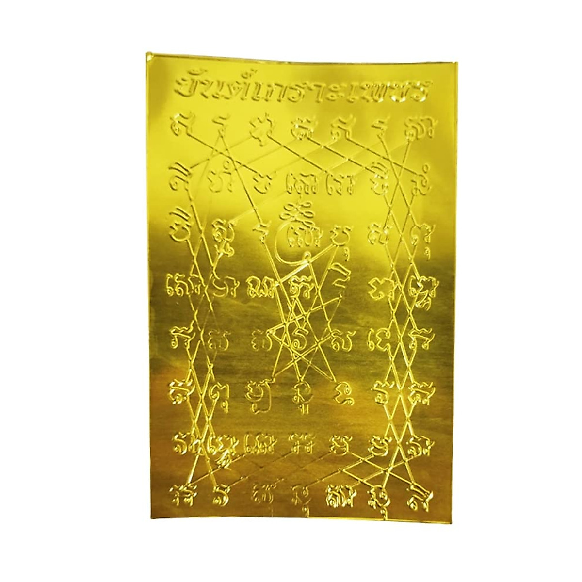 Miracle Magic Love INN Koo Mahasanaeh Takrud & Yant Kroa Petch Sheet Gold Spell Yantra Amulet Thai Couple Charm Talisman Protection Power Lover Money Wealth Business Blessing by Lp YangDam