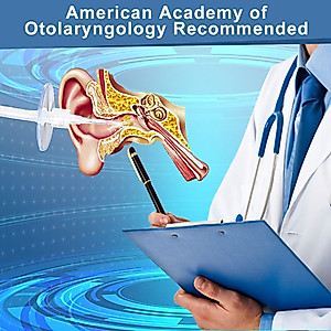 Ear Wash Basin, Wax Removal Basin Compatible with All Types of Ear Wash Systems