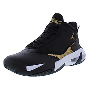 Jordan Jordan Max Aura 4 (Big Kid) Black/Metallic Gold/White 6.5 Big Kid M