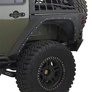 Smittybilt XRC Full Rear Corner Armor (Black) - 76882