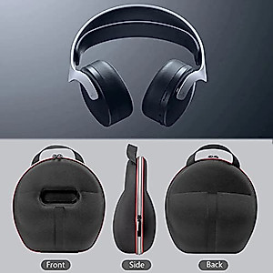 ZLiT Case for Playstation 5 Pulse 3D Headset,EVA Hard Shell Shockproof Protective Case Bag Fit for Sony Playstation 5 Pulse 3D Wireless Headset Case (Grey)