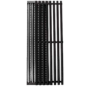 SafBbcue Cast Iron Cooking Grates and Infrared Emitter Replacement for Charbroil Infrared Grills 463224912 463231711 463241413 463247209 463247310 463271314 466231711 466247310