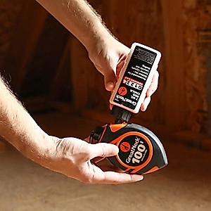 Great Neck 74602 6 To 1 Chalk Reel with Red Chalk, Retractable Chalk Line and Chalk Refill Bottle, Plumb Line Chalk Kit, Straight Line Tool