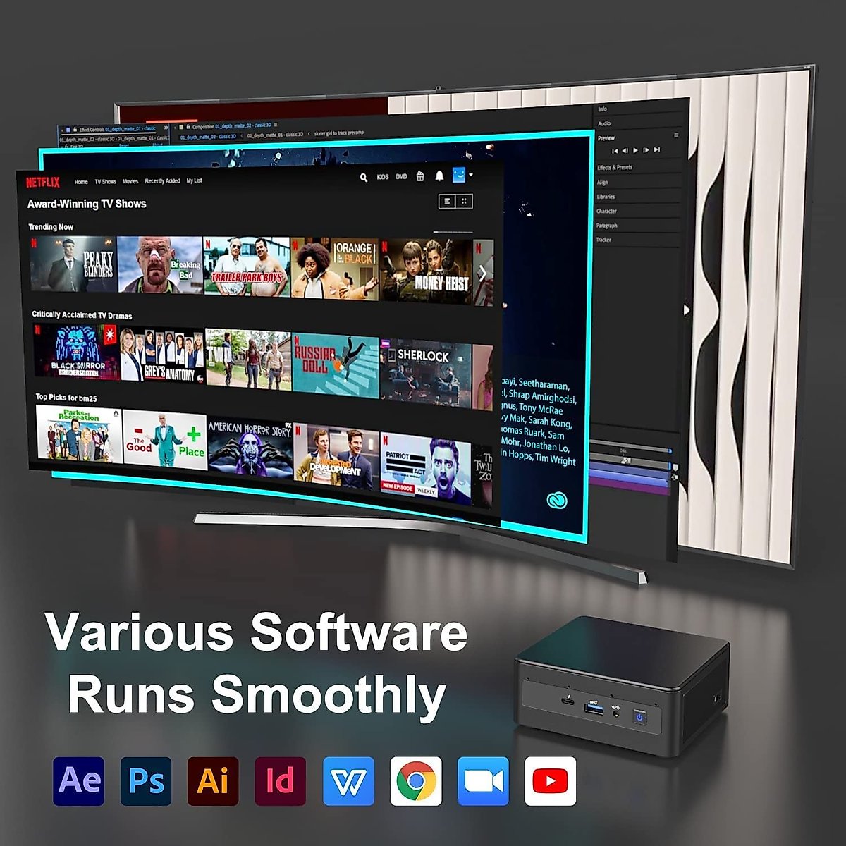 Latest Intel NUC11 Tiny Client Mini Desktop | Intel 4-Core i5-1135G7 | 16GB RAM 512GB SSD | Iris Xe Graphics | WiFi 6 | USB-C | HDMI | Mini-DP | RJ45 | Thunderbolt3 | Windows 10 Pro