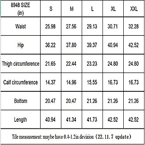 LONGBIDA Women's Flared Bell Bottom Elastic Waist Skinny Straight Fit Raw Hem Denim Jeans(Khaki,XL)