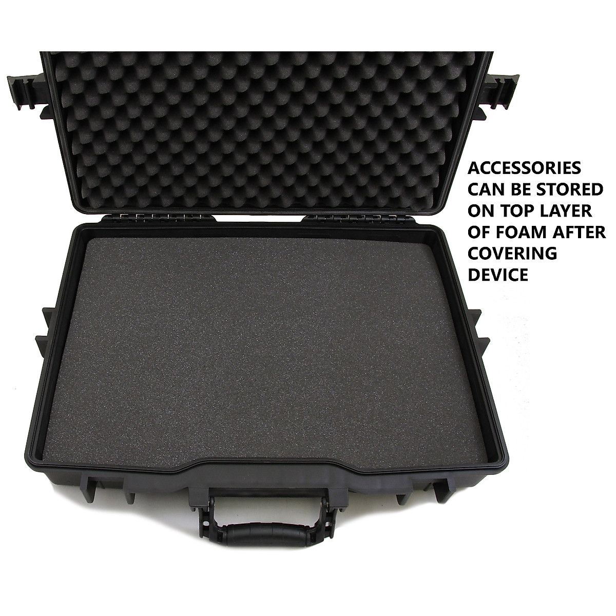 CASEMATIX 15.6 to 17 inch Waterproof Laptop Hard Case Compatible with Razer Blade Gaming Laptops 17, Stealth and More Computer Accessories Up to 17 Inches - Case Only