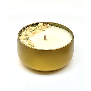 Rejoice Soy Wax Candle| Jasmine Scented Soy Candles for Aromatherapy, Stress Relief & Gifting| Non-Toxic, Phthalate Free| Ideal for Home, Bedroom & Bathroom Decor| 100% Natural & Vegan| 7 oz