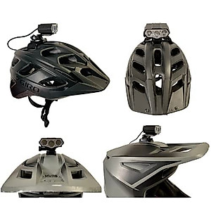 Night Owl Helmet Light Kit with 10pc GoPro Compatible Mount System, Powerful 3000 Lumen LED Riding Light Mount-Anywhere Motorcycle, Bicycle, Ski, Snowmobile, Dirt Bike & More - USA Based