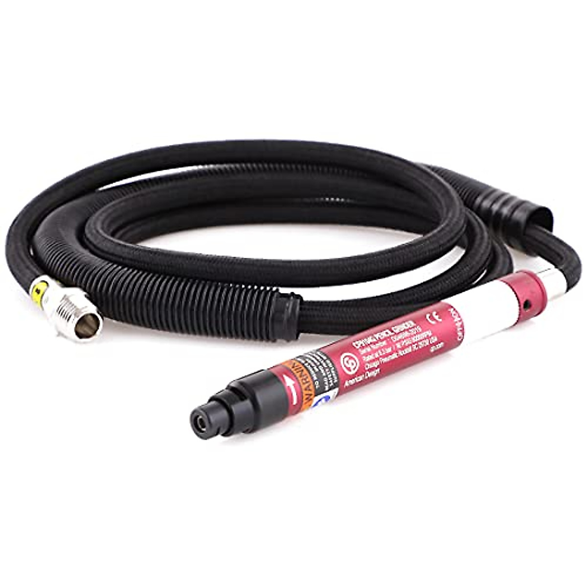 Chicago Pneumatic CP9104Q - Air Pencil Die Grinder Tool, Welder, Woodworking, Automotive Car Detailing, Stainless Steel Polisher, Heavy Duty, 1/8 Inch (3mm), 0.05 HP / 40 W - 60000 RPM, 0.25 , Red