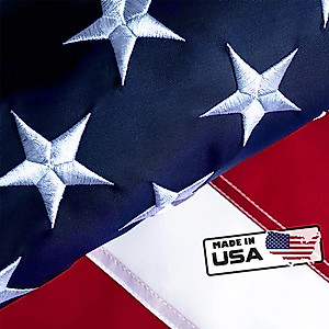 Cheeerrrs LLC American Flag, Embroidered Stars, Extremely Durable & Fade Resistant US Flag, Long-lasting Use American Flag For Outside, 3X5 FT US Flag, LLA