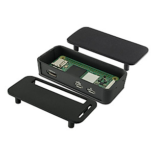 Vilros Multi Use Raspberry Pi Zero Compatible Passive Cooling Case (Black)