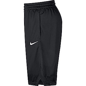 Nike Dri-FIT Icon, Men's basketball , Athletic shorts with side pockets, Black/Black/White, M