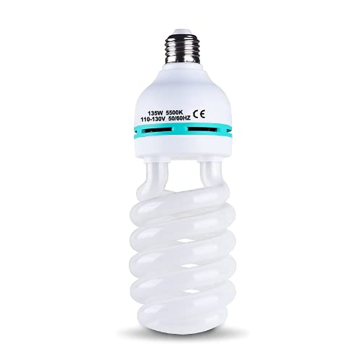 135W Light Bulb 5500K CFL Daylight Spiral Softbox Lighting Kit Bulb in E27/E26 Socket for Photography Photo Box…