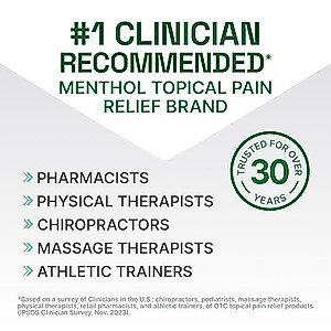 Biofreeze Professional Gel Pain Relief, Knee & Lower Back Pain Relief, Arthritis Pain Reliever, Sore Muscle Relief, Neck Pain Relief, Cooling Joint Pain Relief, Colorless Menthol Gel 4 Fl Oz