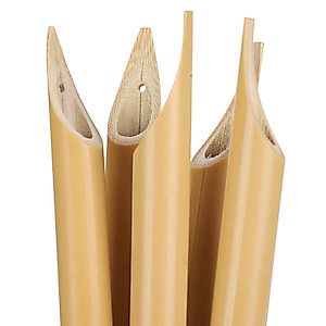 Yosoo Health Gear Bamboo Dip Pens, 5Pcs Dip Pens Calligraphy Pens, Handcrafted Manga Calligraphy Vintage Bamboo Drawing Painting Kit School Supplies(#1)