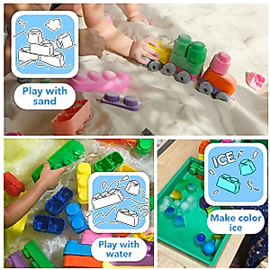 Far far land -Super Soft Building Blocks for Toddlers Ages 1-3 Years– Teaches & Enhances Creativity and Fine Motor Skills- STEM Building Set - 71 Pieces