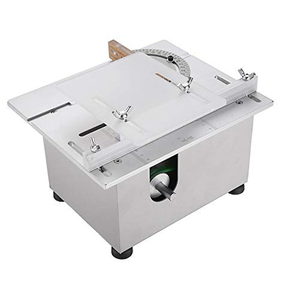 BACHIN Upgrade Version Table Saw Mini Precision Saws DIY Wood Working Lathe Polisher Drilling Machine for Handmade Wooden Model Crafts, Printed Circuit Board Cutting
