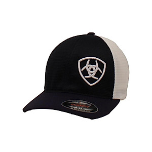 ARIAT Offset Logo Navy & White - Hats Cap - A300039003 Large/X-Large