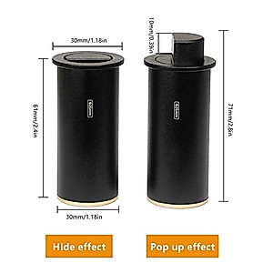 Workbench Stop Dog, 26mm Hole Adjustable Pop-up Bench Dog, Workbench Pop-up Table Baffle Block Desktop Latch, Woodworking Desktop Limit Block Auxiliary Positioning Fixing Tool (4Pcs)