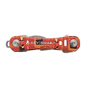 KeySmart Pro - Key Holder w Tile Smart Technology Bluetooth Tracker - w Bottle Opener (up to 14 Keys, Star Trek The Next Generation)