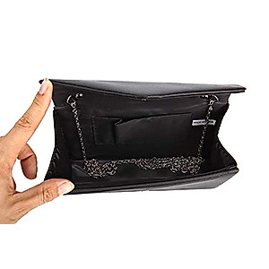 Nodykka Purses and Handbags Envelope Evening Clutch Crossbody Bags Faux Learther Classic Wedding Party Bag for Women