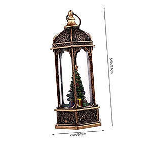 Abaodam Christmas Decor Christmas Lights Christmas Snow Globes Adornos para Mesa De Christmas Decorations Christmas Tabletop Lights Decorative Christmas Lantern Xmas Light