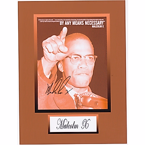 Kirkland Malcolm X 8 X 10 Autograph Photo on Glossy Photo Paper
