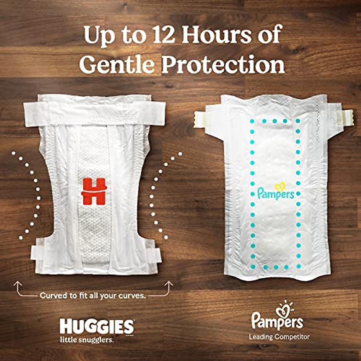 Huggies Little Snugglers Baby Diapers, Size 6 (35+ lbs), 96 Ct