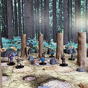 Extruded Gaming Chestnut Trees Set 1