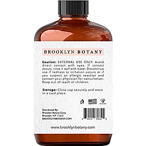 Brooklyn Botany Peppermint Essential Oil - Huge 4 Fl Oz - 100% Pure and Natural - Premium Grade with Dropper - for Aromatherapy and Diffuser
