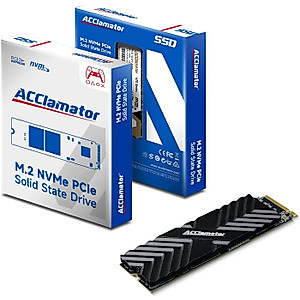 Acclamator 2TB PCIe 4x4 NVMe Read 7300 MB/s M.2 Solid State Drive Compatible with PS5 SSD Equipped with 2GB DDR4 Cache 2280 3D NAND TLC N70