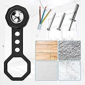 MRUTYIU 4/09 Shingle Gauge, Shingle Gauge with Carabiner and Retractable Lanyard Stud Finder Wall Scanner (3 Pack, 3 Pack)