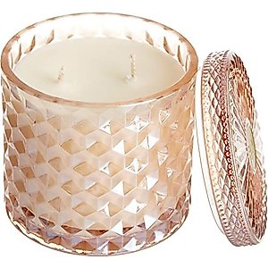 SOI Company SOI 15 oz. Alluring Amber Jar One Size Scented-Candles, White