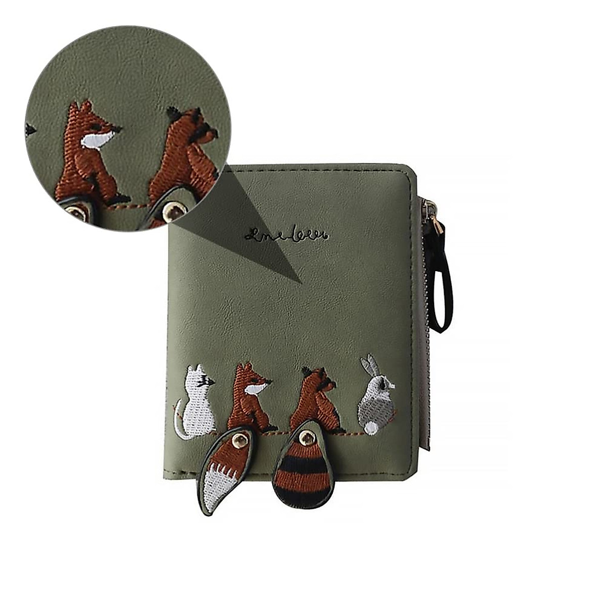 Kawaii Wallet Cute Wallets Animal Purses Wallet Purse Coin Pouches Wallet Aesthetic Foldable Purse