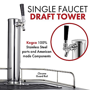 Kegco K309SS-1 Keg Dispenser, Stainless Steel