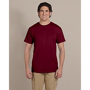 Fruit of the Loom 5 Oz, 100% Heavy Cotton HD T-Shirt, Medium, Maroon