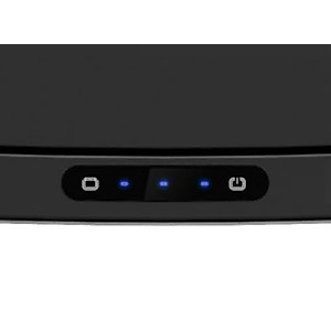 SPABOY 13.2 Gallon Trash Can, Plastic Motion Sensor Kitchen Trash Can, Black, KYH-003