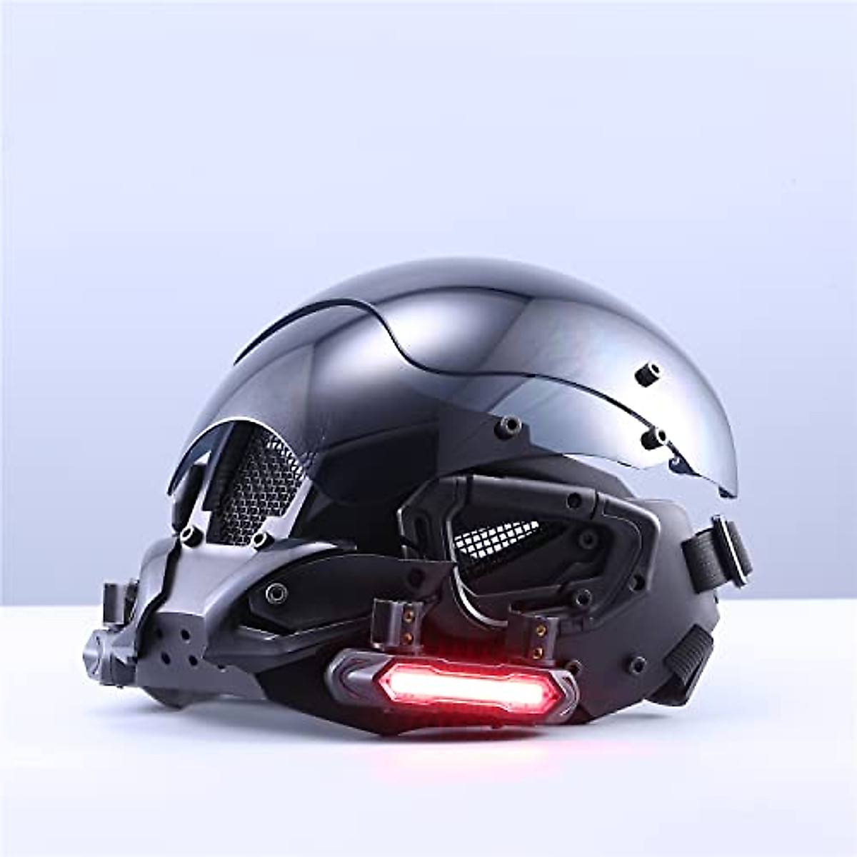Marikito Cyberpunk Mask Helmet Futuristic Mask Techwear Mask Sci Fi Mask Gothic Mask Halloween Cosplay Costume Mask Suitable For Any Adult