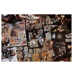 Cute Handbook Journaling Stickers - 20 Sheets PET Scrapbooking Stickers Waterproof Letter Stickers Stationary Stickers Junk Journal Supplies Clearance for Art Journaling Collage Craft Notebooks Album Crafter Gifts (Mountain Breeze)