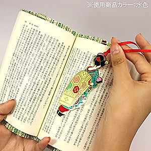 Tomoko 12519 Bookmark Maiko Dark Peach Stained Glass Style