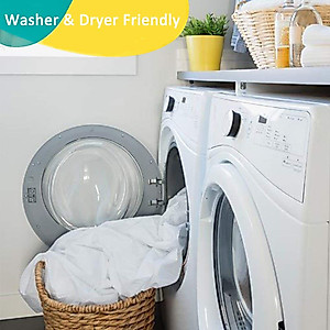 Pack n Play Sheet Quilted Waterproof Protector, 2 Pack Premium Fitted Pack n Play Pad Cover 39" X 27" fits for Baby Foldable and Playard Mattress, Portable Mini Crib, Aqua&Lavender