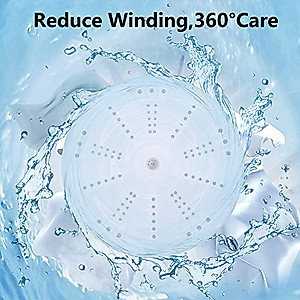 ANEUHS Big Capacity Compact Twin Tub Portable Mini Washing Machine 14.3lbs/16.5lbs Capacity, Built-in Drain Pump/Washer and Spin Dryer Combo,Semi-Automatic (14.3lbs)