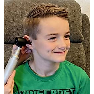 【Lifetime Warranty】5th Gen Dr Mom Professional Otoscope - 100% Forever Guarantee - Full-Size with Our Largest Lens