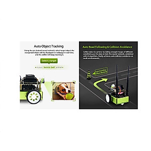 JetBot AI Kit Accessories Add-ons Compatible with NVIDIA Jetson Nano Developer Kit to Build JetBot