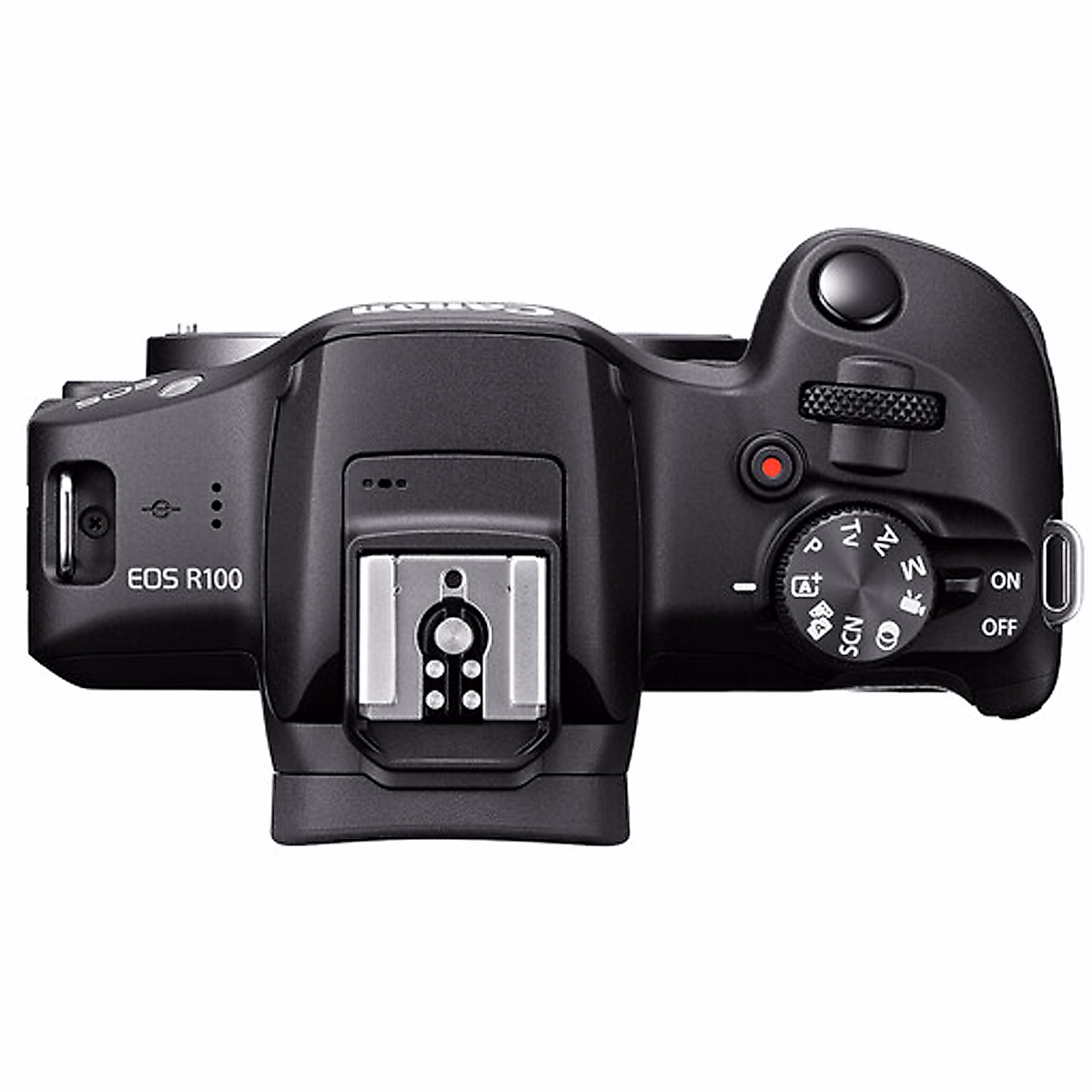 Canon EOS R100 Mirrorless Camera with 18-150mm Lens + 64GB Memory Card, Case, Hood, Grip-Pod, Filter Professional Photo Bundle (Renewed)