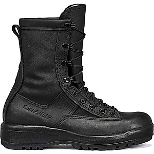 B Belleville Arm Your Feet 700 8" Waterproof Duty Black Tactical Boots for Men - Polishable Leather and Nylon with Oil-Resistant Gore-Tex Lining for Police, EMS, and Security Personnel, Black - 10R