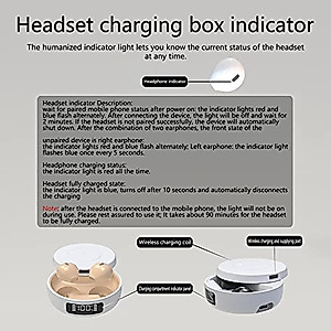 #6Y19wi X6 5 1 Semi in Ear Mini Sports Headphone Wireless Charging Pad for 13 Display Earphone