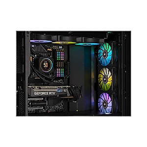 CORSAIR iCUE H150i ELITE LCD Display Liquid CPU Cooler-Custom IPS LCD Screen-48 Dynamic RGB LEDs-120mm Fans-360mm Radiator-COMMANDER CORE Smart Lighting Controller